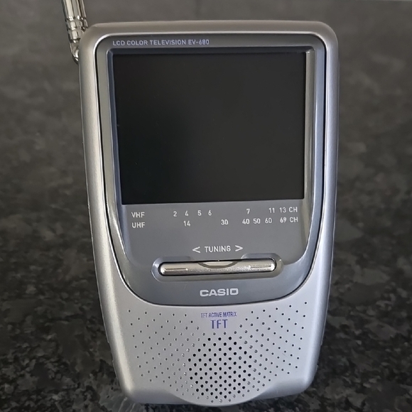 Casio | Portable Audio & Video | Vintage Casio Ev 68b Tft Color ...